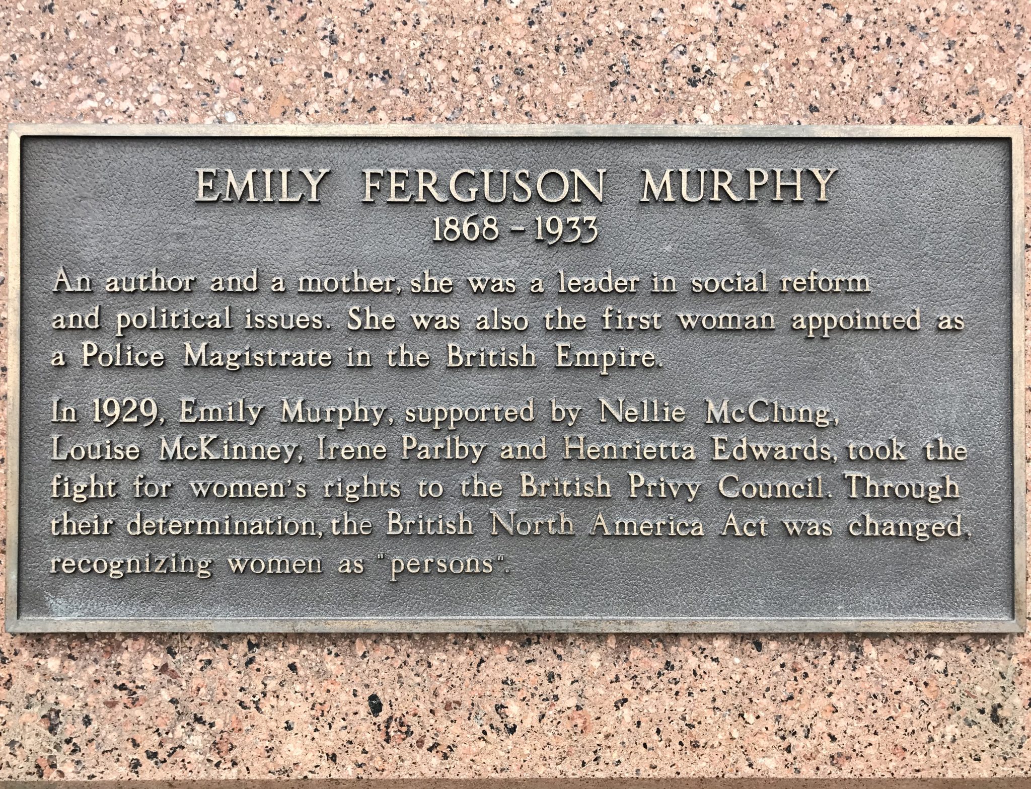 The Other Side of Emily Murphy – Edmonton City as Museum Project ECAMP