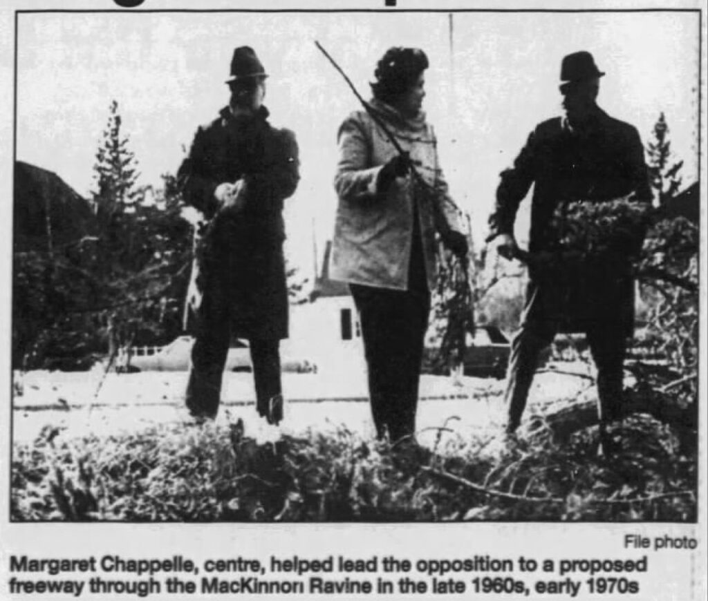 Margaret Chappelle: The artist who saved the MacKinnon Ravine ...