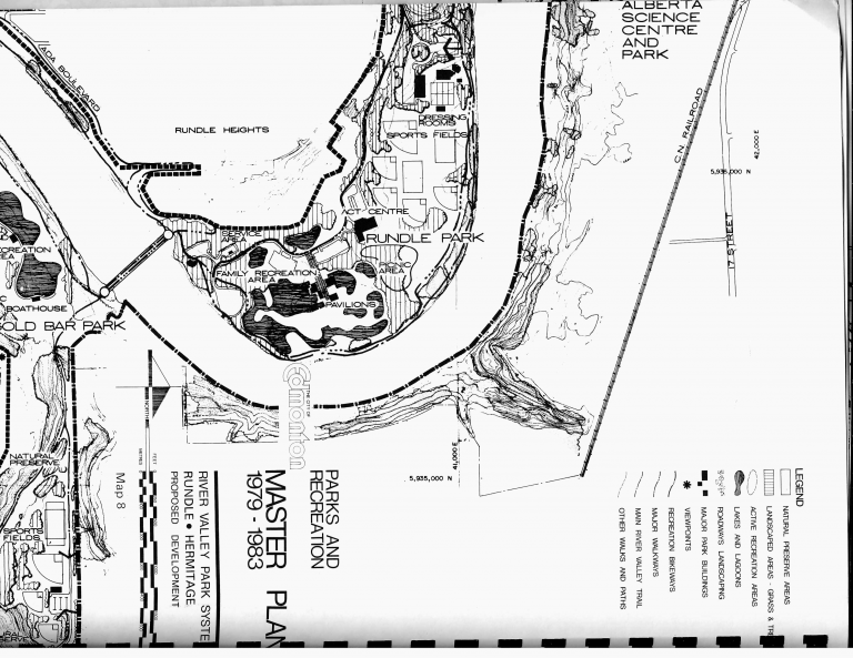 Gold Bar – Rundle Park Weir Site – Edmonton City as Museum Project ECAMP